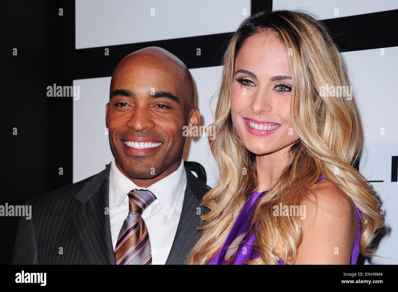 New York, NY, USA. 5th May, 2015. Tiki Barber, Traci Lynn Johnson at ...