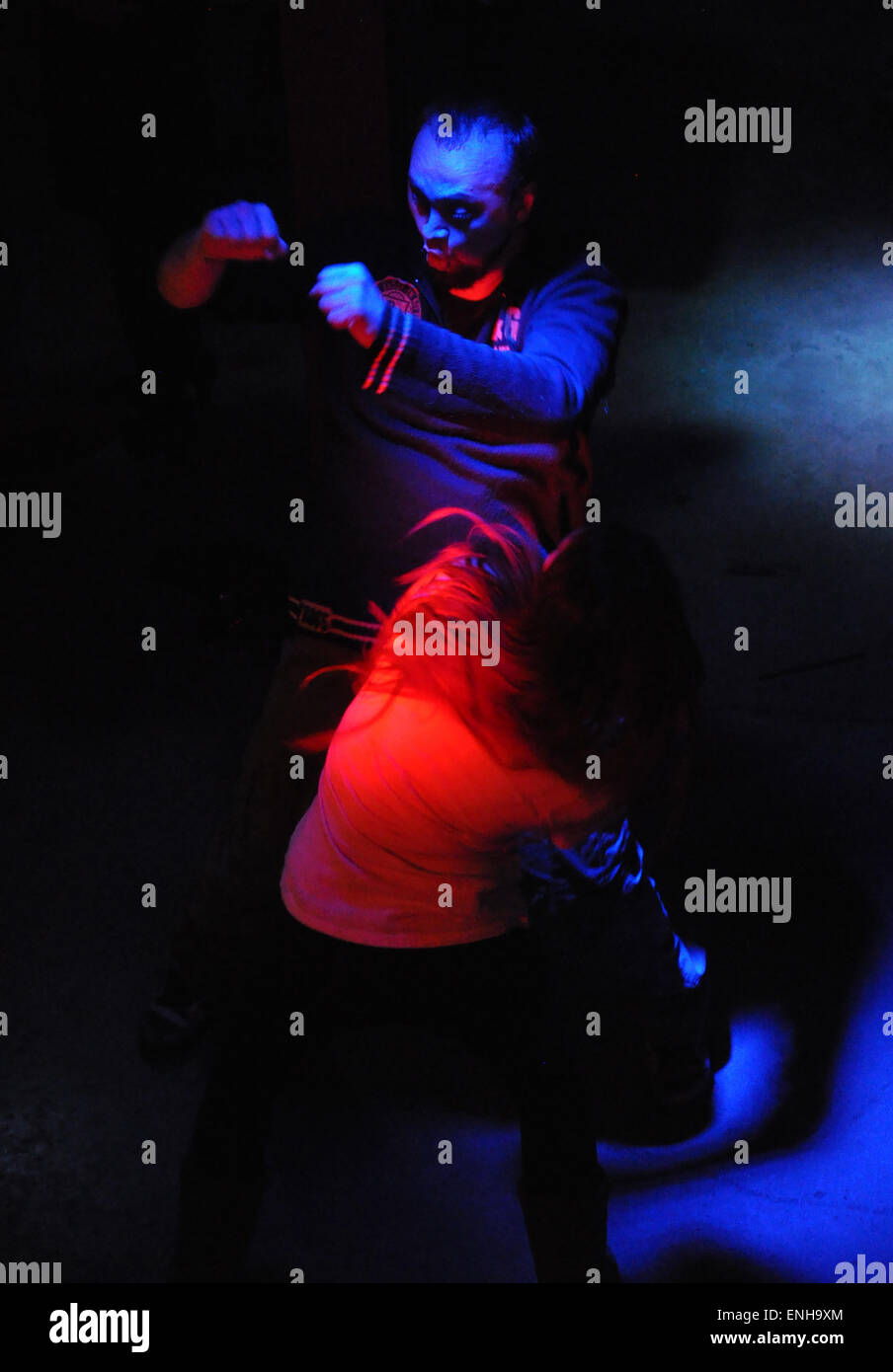 Bologna, Italy: couple dancing in a club Stock Photo - Alamy