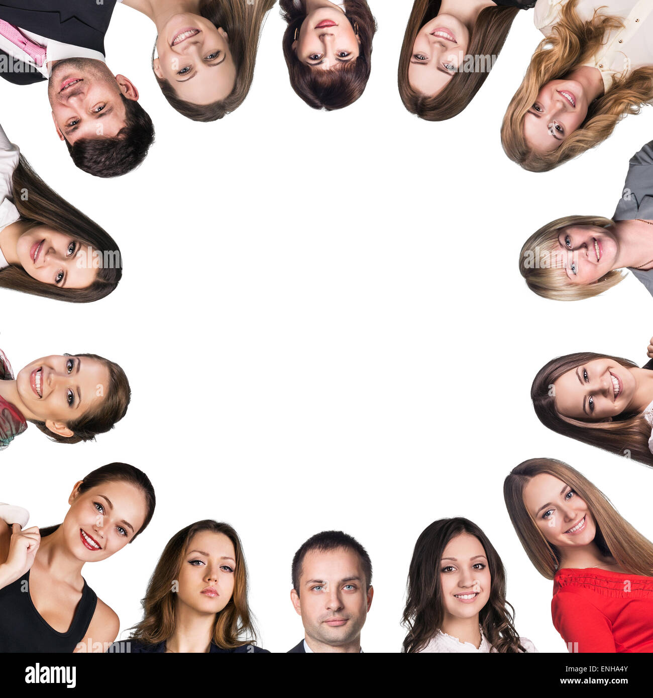 Business team frame Stock Photo - Alamy