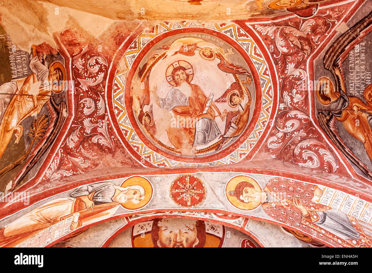 Apple Church or Elmali Kilise, Interior, Göreme National Park ...