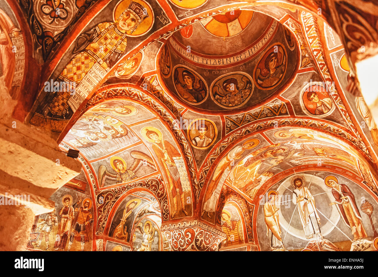 Dark Church or Karanlik Kilise, Göreme National Park, Cappadocia ...