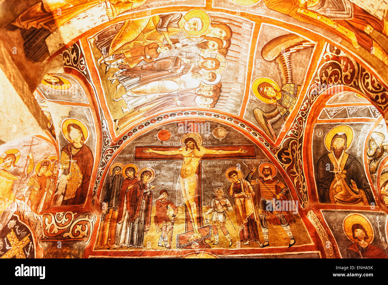Dark Church or Karanlik Kilise, Göreme National Park, Cappadocia ...