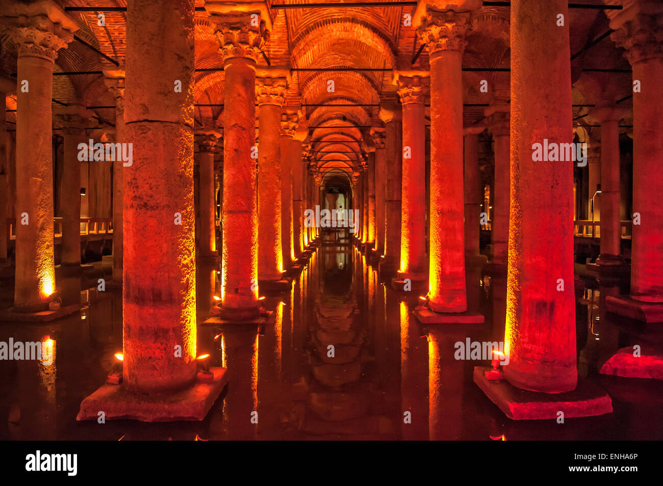 Underground Basilica cistern, Istanbul, Turkey Stock Photo - Alamy