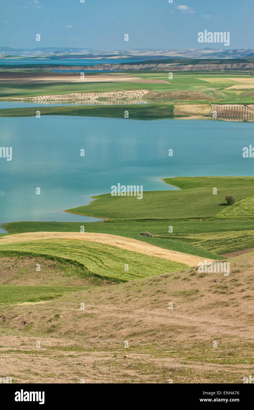 Euphrates river, Landscape, Adiyaman Province, East Turkey, Turkey ...