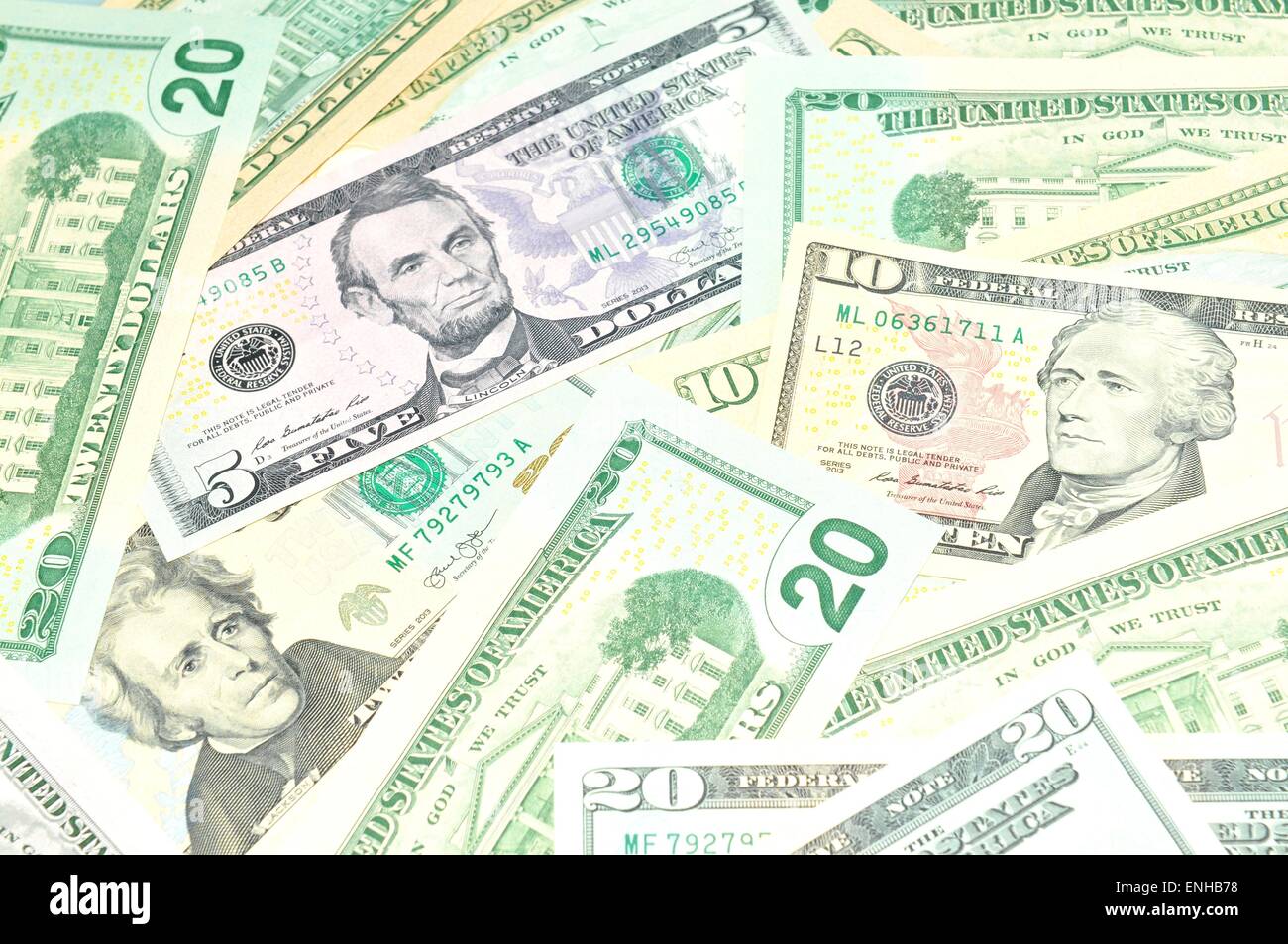 US dollars abstract background Stock Photo - Alamy