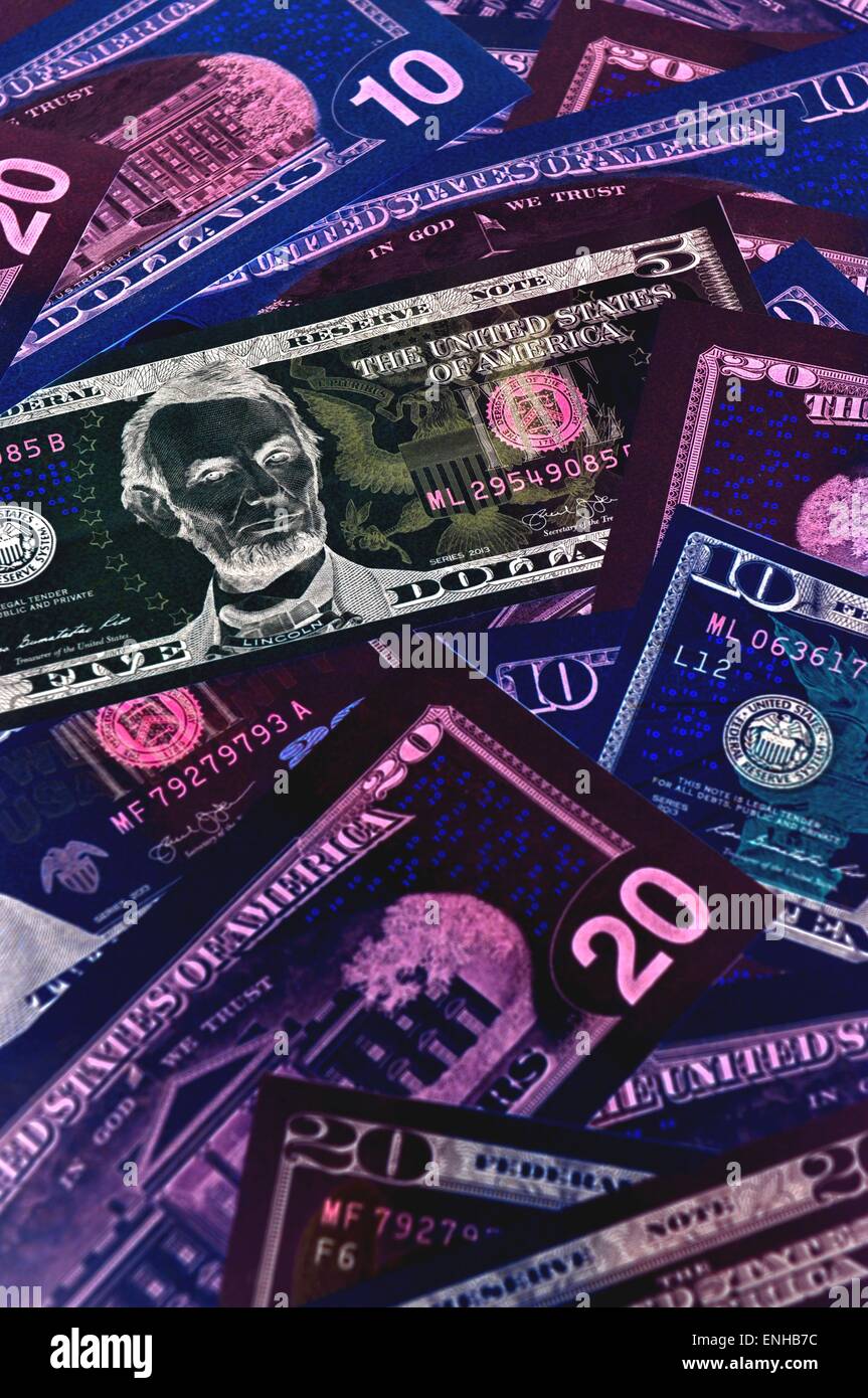 US dollars abstract background Stock Photo - Alamy