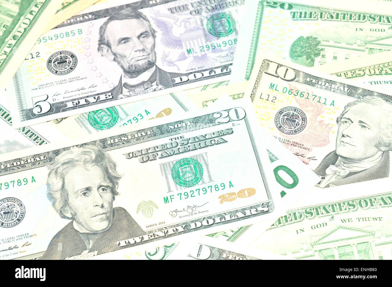 US dollars abstract background Stock Photo - Alamy