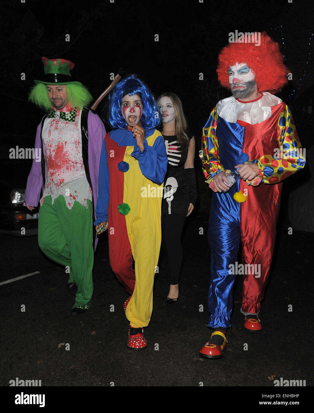 'Jonathan Ross' Halloween party - Arrivals. David Mitchell dresses as ...