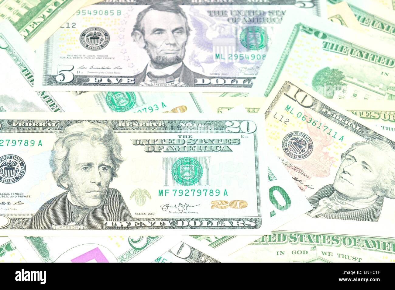 US dollars abstract background Stock Photo - Alamy