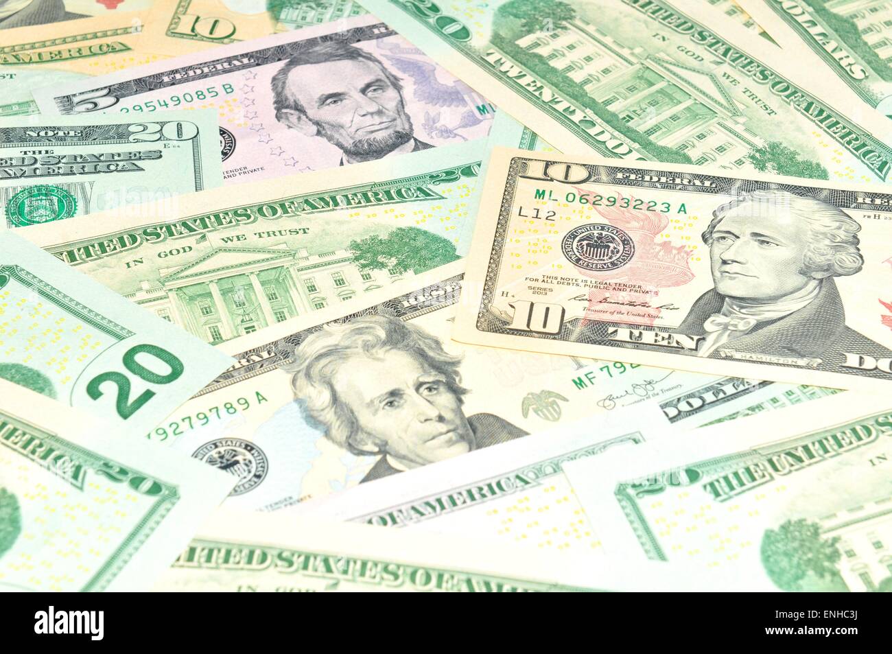 US dollars abstract background Stock Photo - Alamy