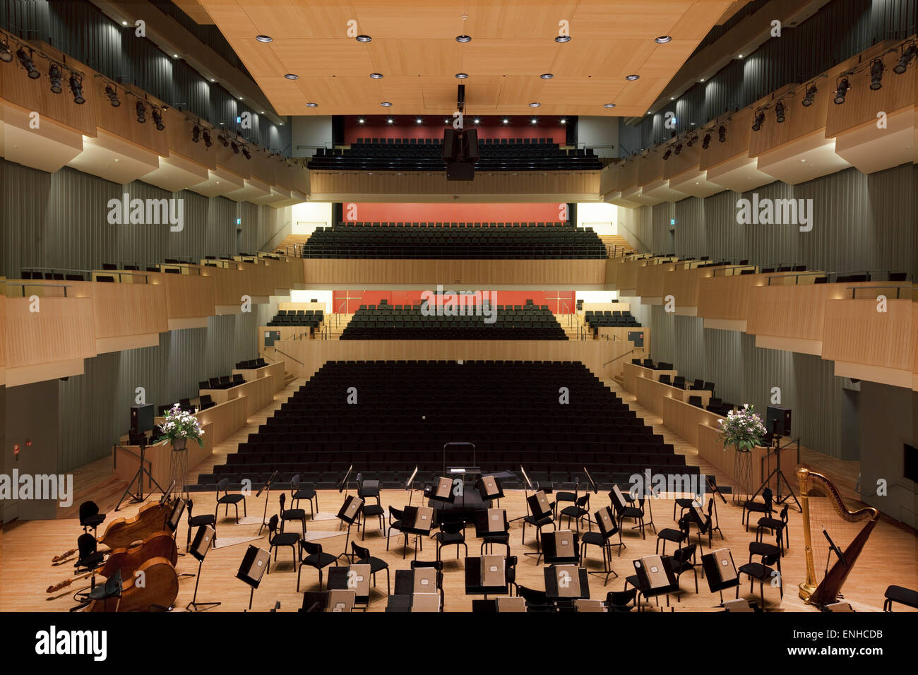 The Symphonic Hall seen from the stage. Aarhus Concert Hall, Aarhus ...
