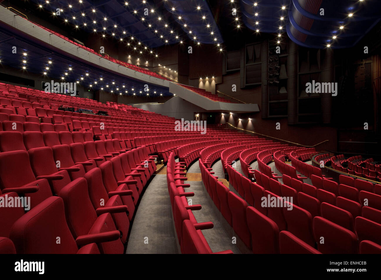 Stalls seating in The Great Hall. Aarhus Concert Hall, Aarhus, Denmark ...
