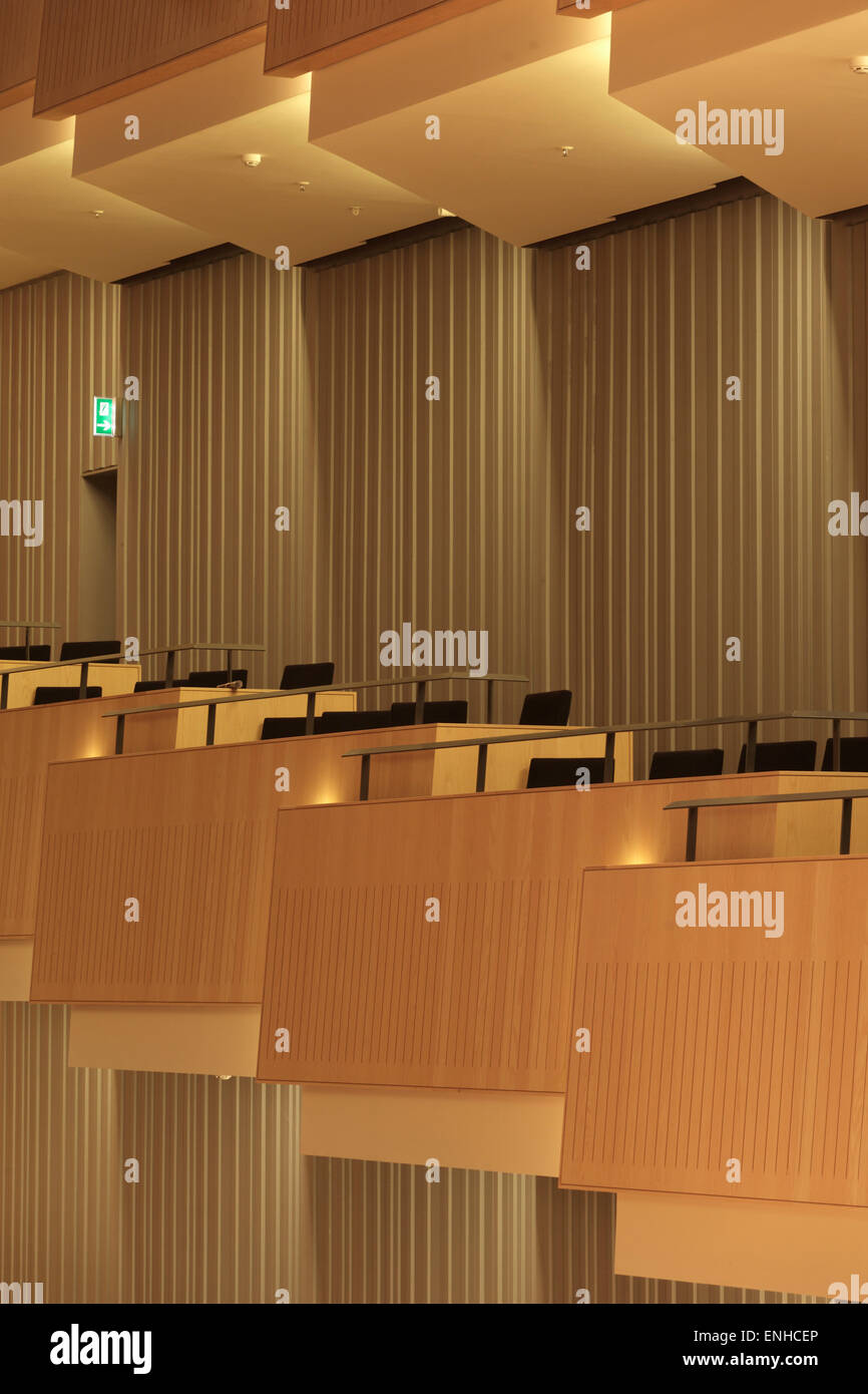 Detail of boxes in The Symphonic Hall. Aarhus Concert Hall, Aarhus ...