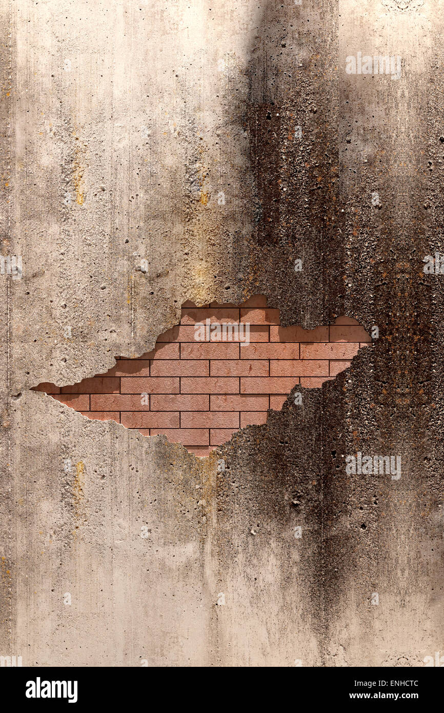 Old and dirty brick wall Stock Photo - Alamy