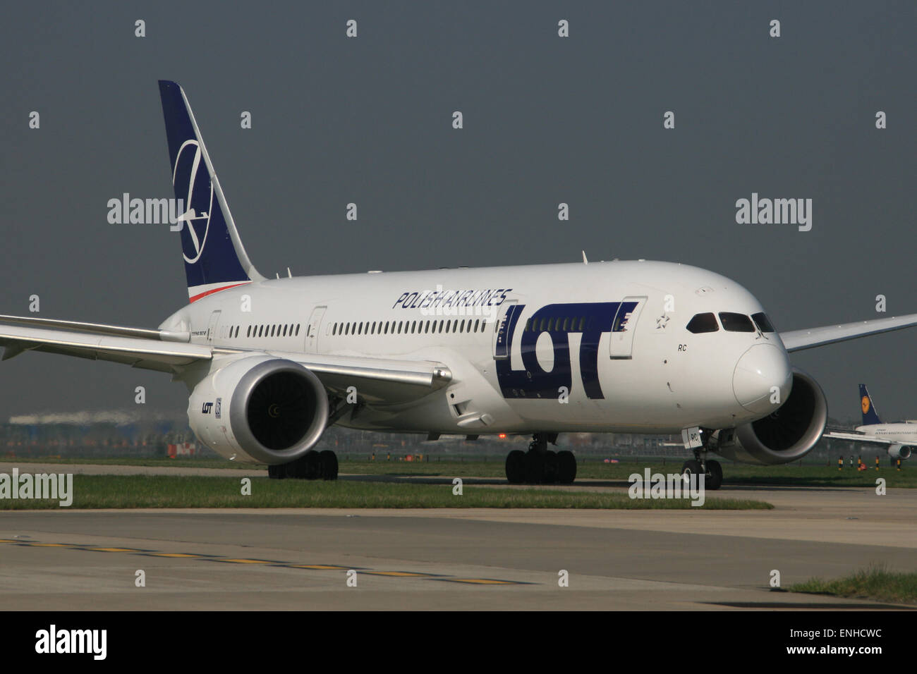 Dreamliner plane polish airlines hi-res stock photography and images ...