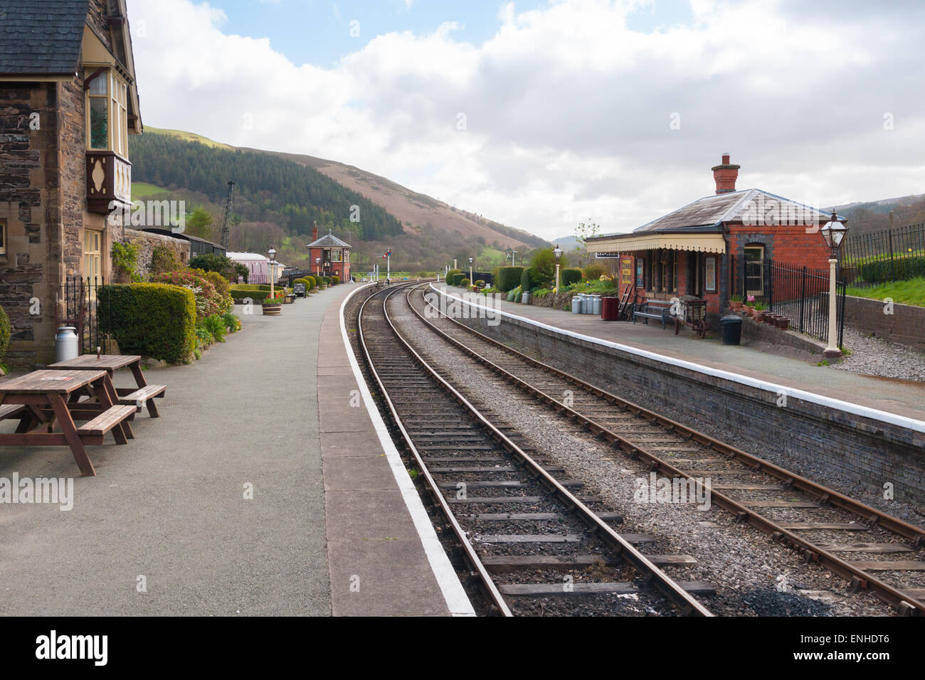 Carrog Railway Station North Wales part of the Llangollen Railway ...