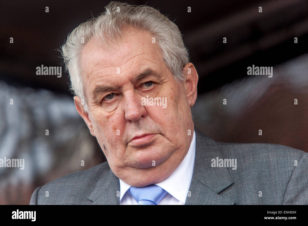 Miloš Zeman, the third president of the Czech Republic Stock Photo - Alamy
