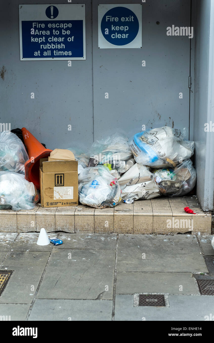 Blocked Emergency Exit Door