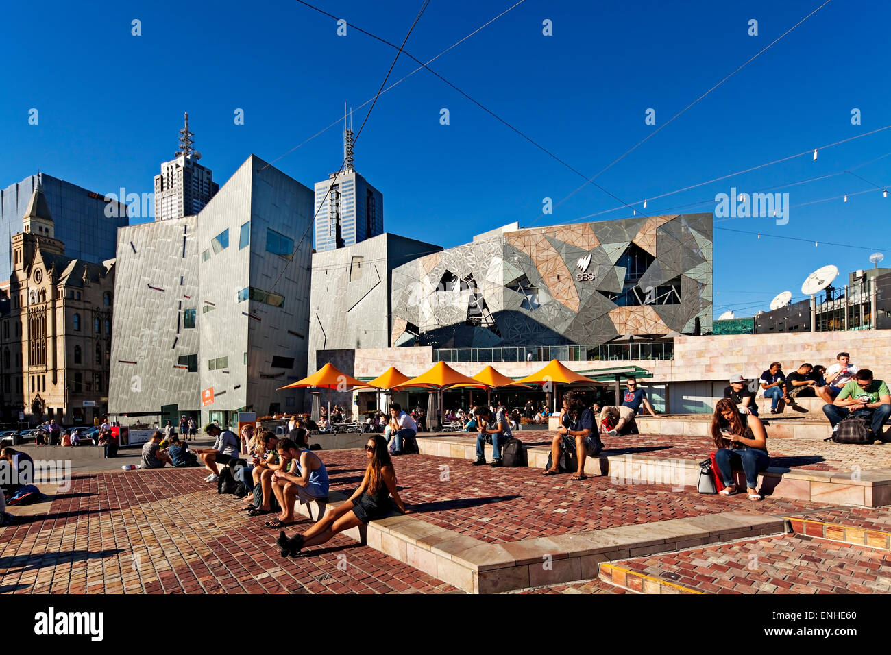 Melbourne Australia / Federation Square makes a bold architectural ...