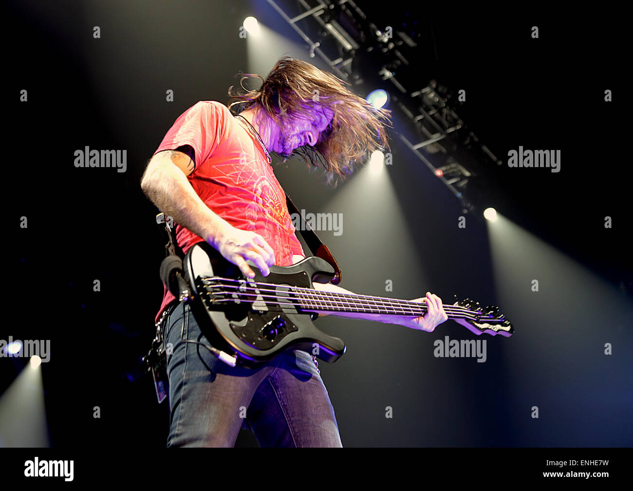 Black Stone Cherry performing live at Manchester Arena Featuring: Jon ...