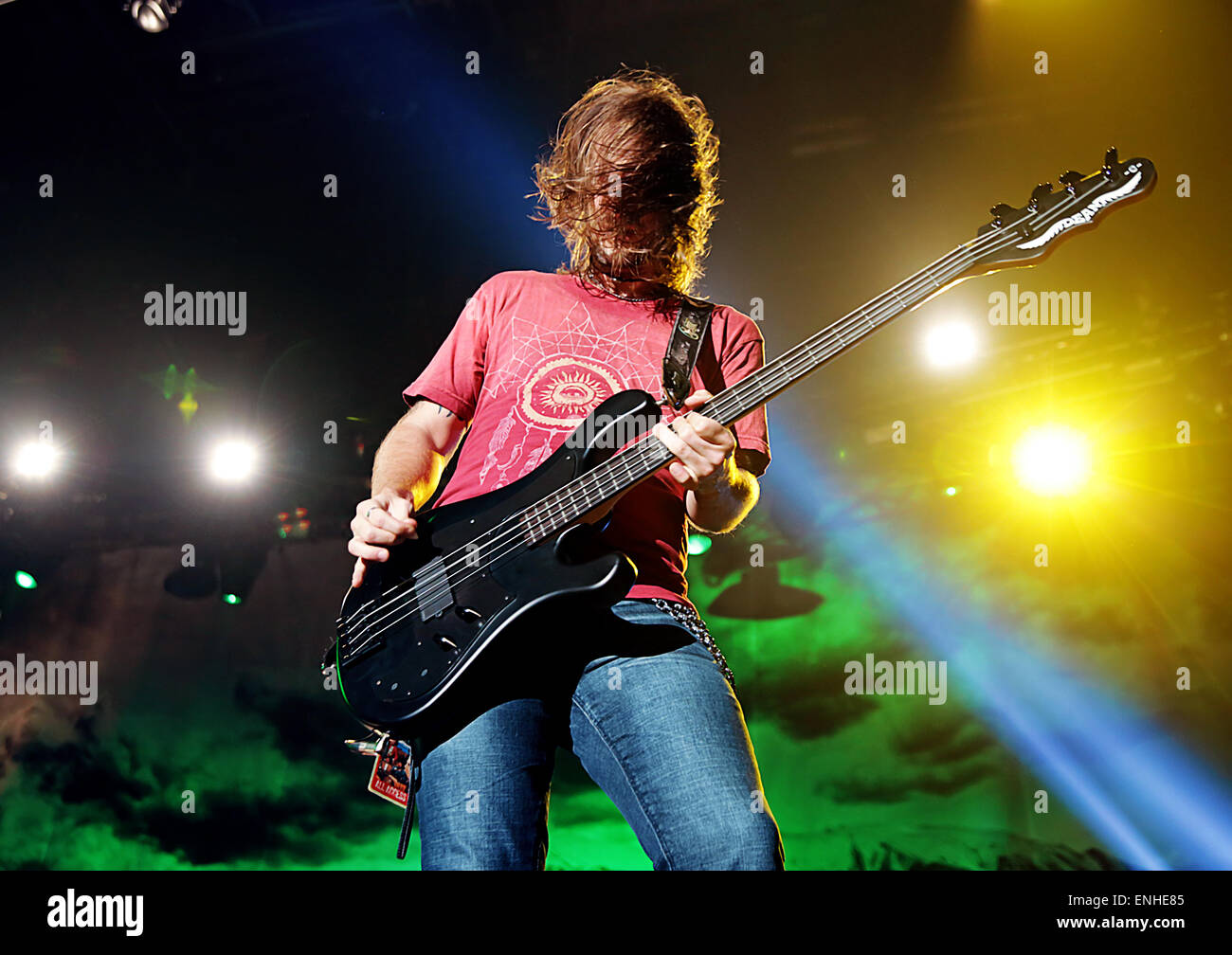 Black Stone Cherry performing live at Manchester Arena Featuring: Jon ...