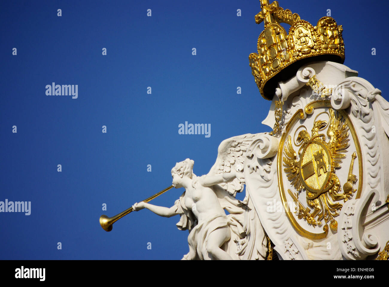Vienna Austria tourism sunny day blue skies Stock Photo - Alamy