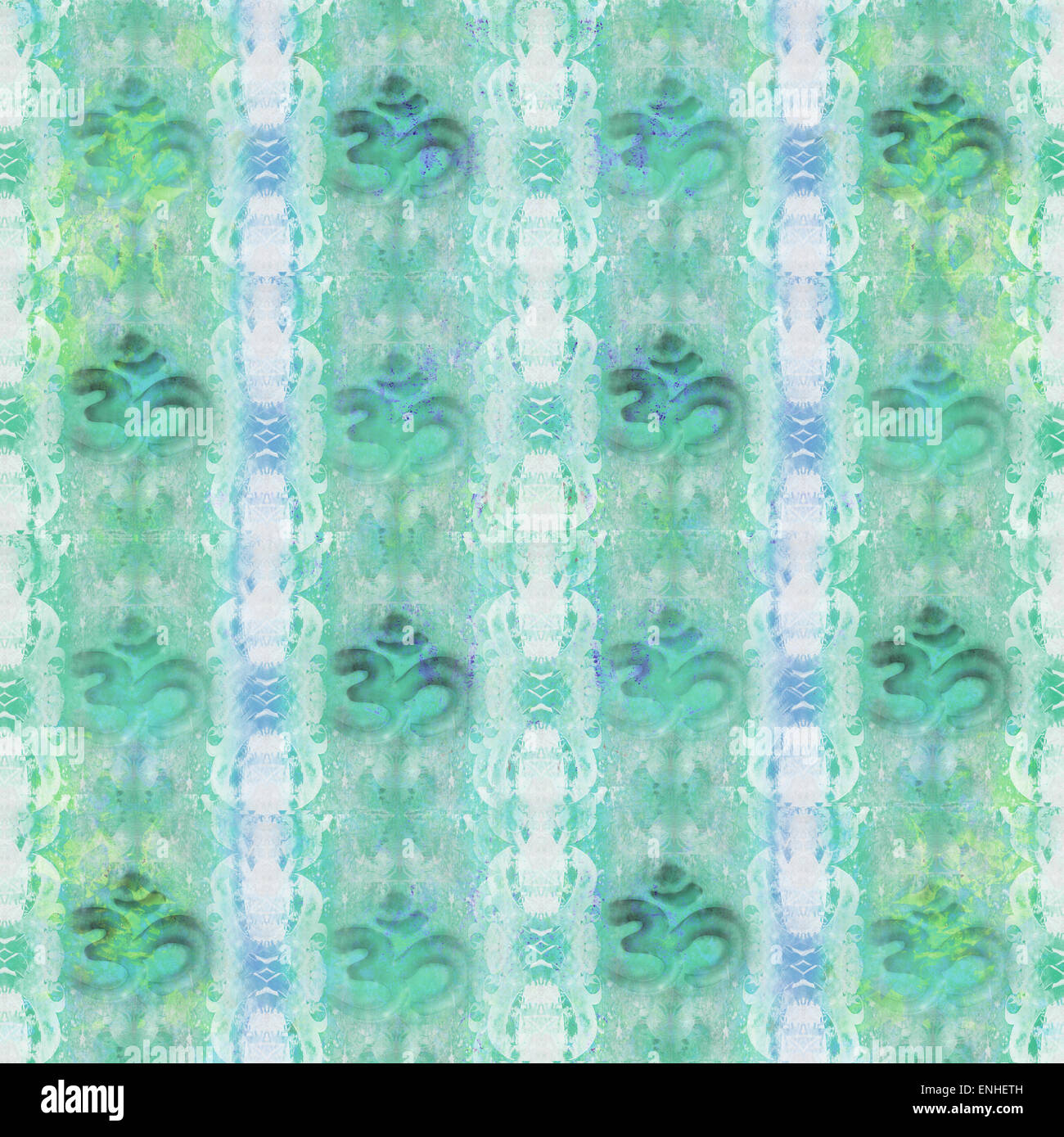 Ohm. Om Aum Symbol pattern Stock Photo - Alamy