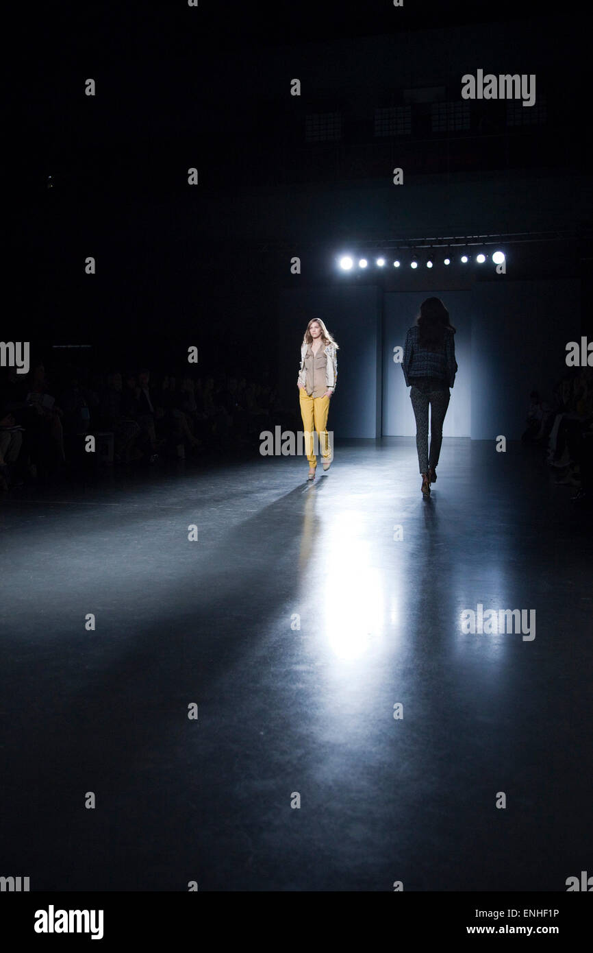 English fashion designer Matthew Williamson shows his Spring/Summer ...