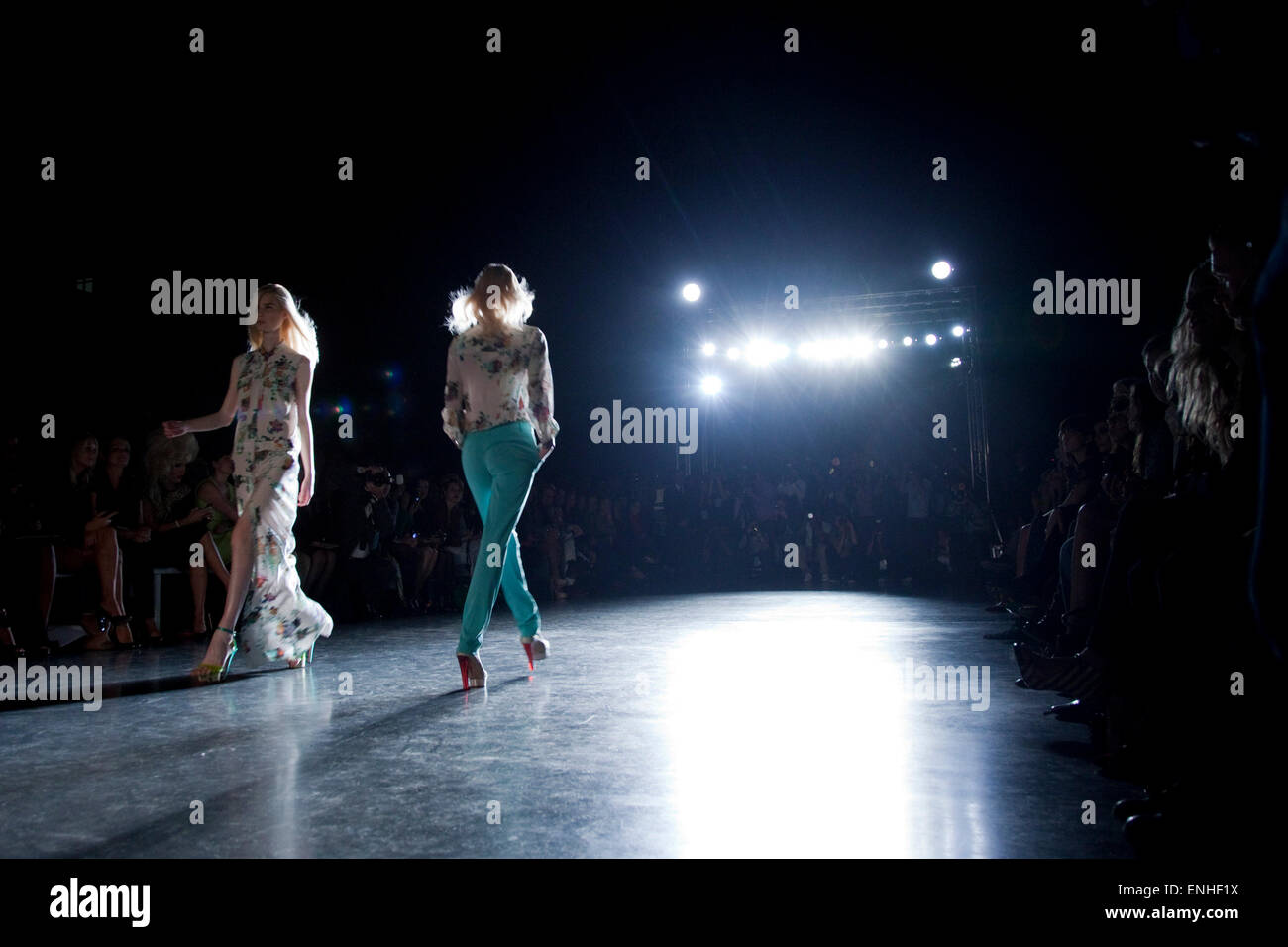 English fashion designer Matthew Williamson shows his Spring/Summer ...