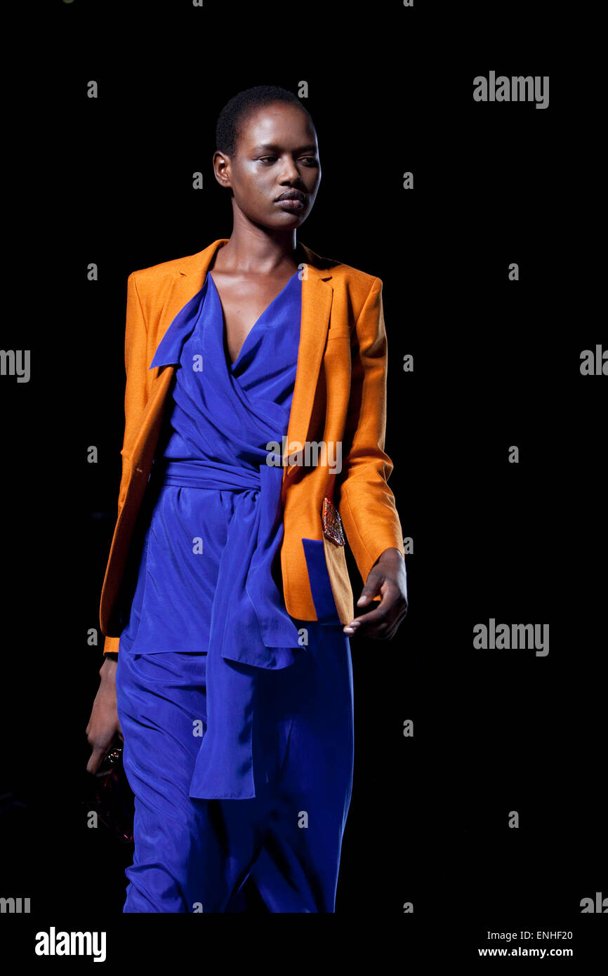 English fashion designer Matthew Williamson shows his Spring/Summer ...