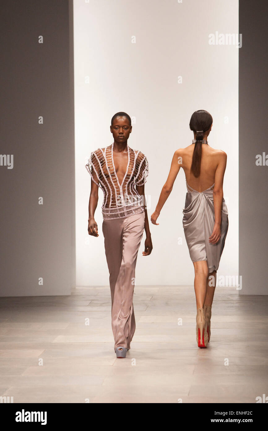 Canadian-born fashion designer Todd Lynn showcases his Spring/Summer ...