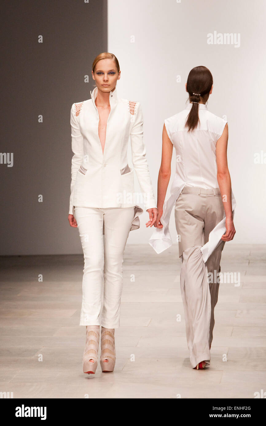 Canadian-born fashion designer Todd Lynn showcases his Spring/Summer ...