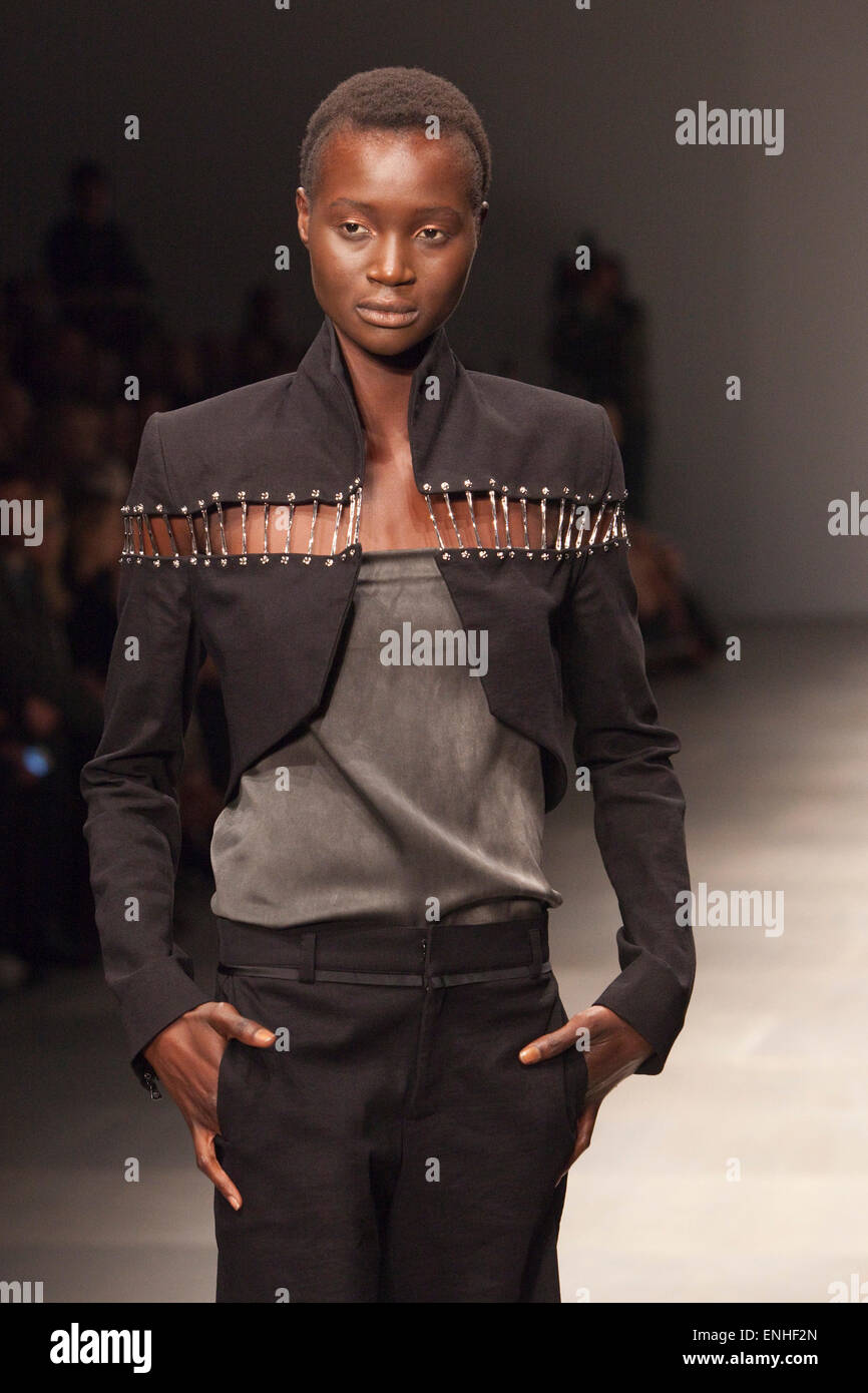 Canadian-born fashion designer Todd Lynn showcases his Spring/Summer ...