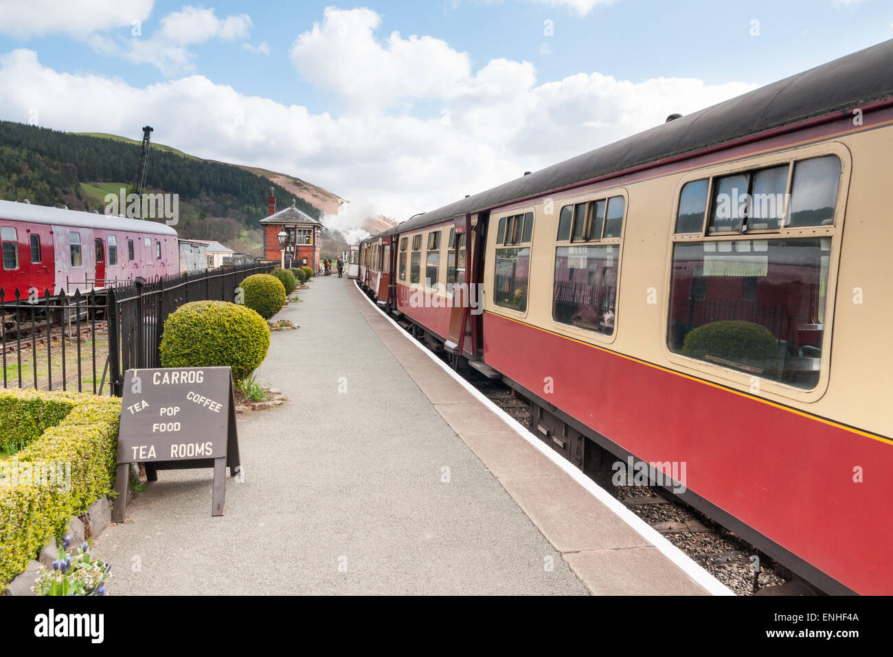 Carrog Railway Station North Wales part of the Llangollen Railway ...