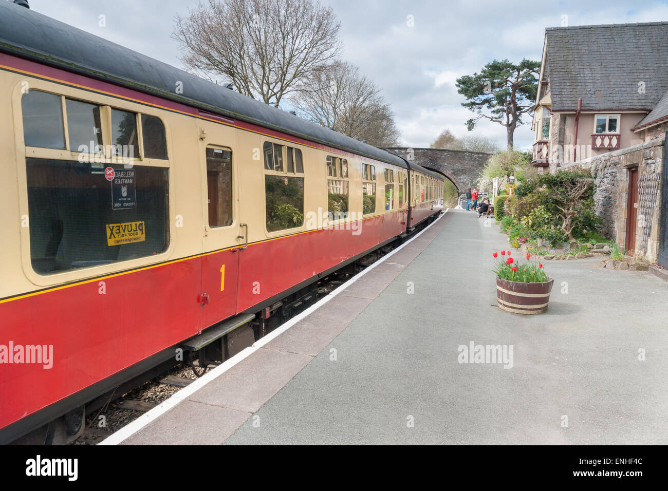 Carrog Railway Station North Wales part of the Llangollen Railway ...