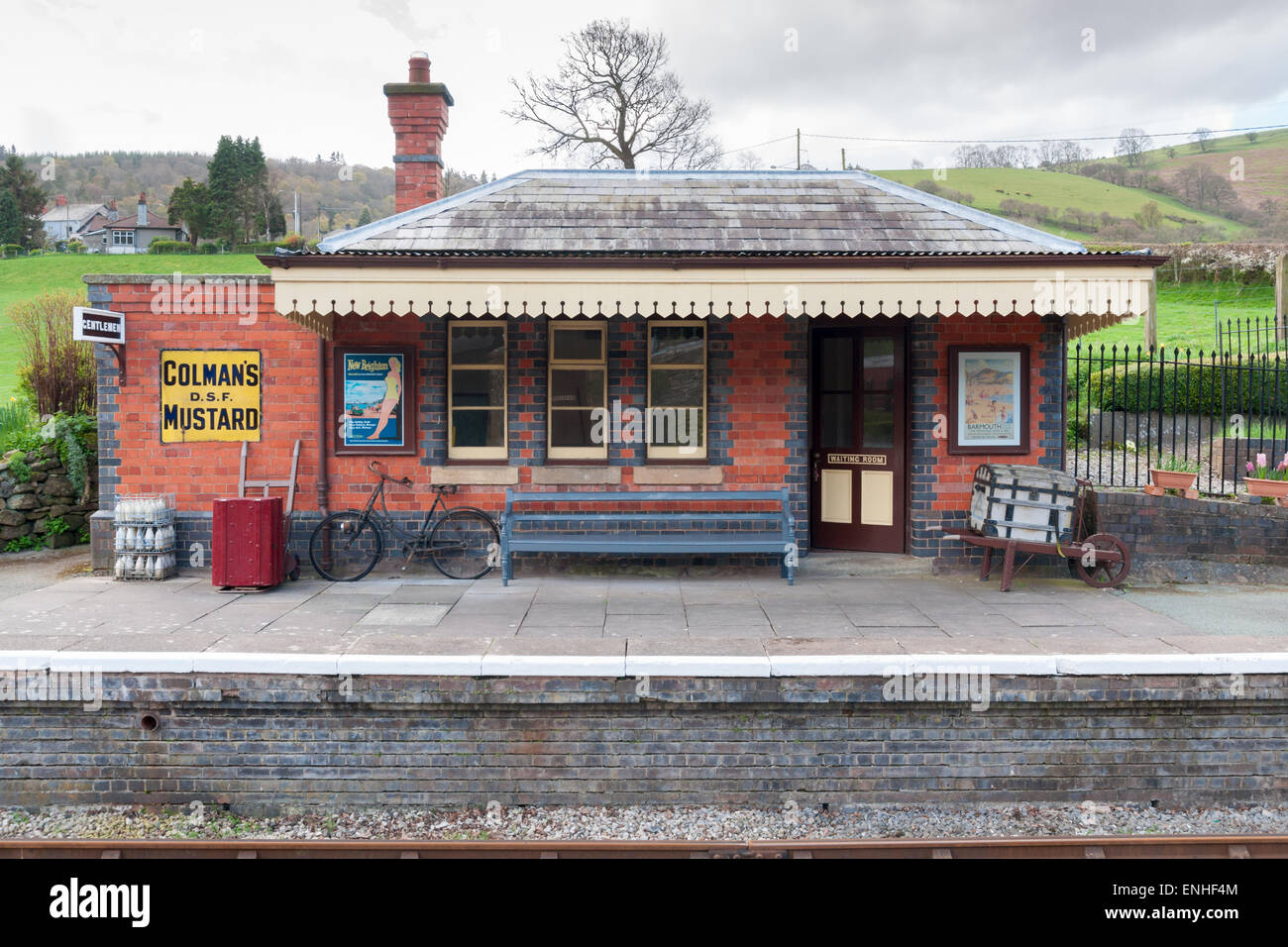 Carrog Railway Station North Wales part of the Llangollen Railway ...