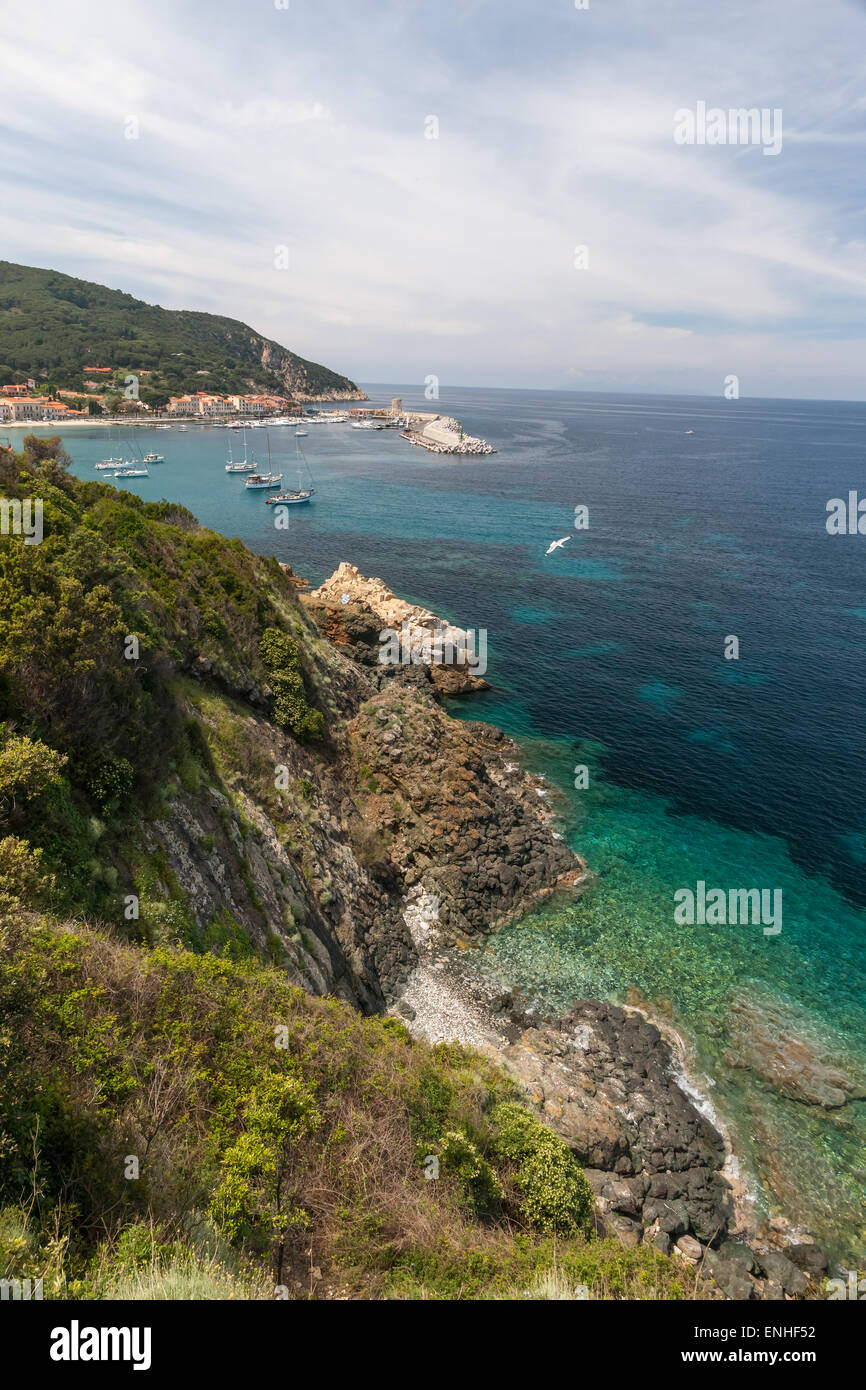 The village of Marciana Marina. Elba island Stock Photo - Alamy