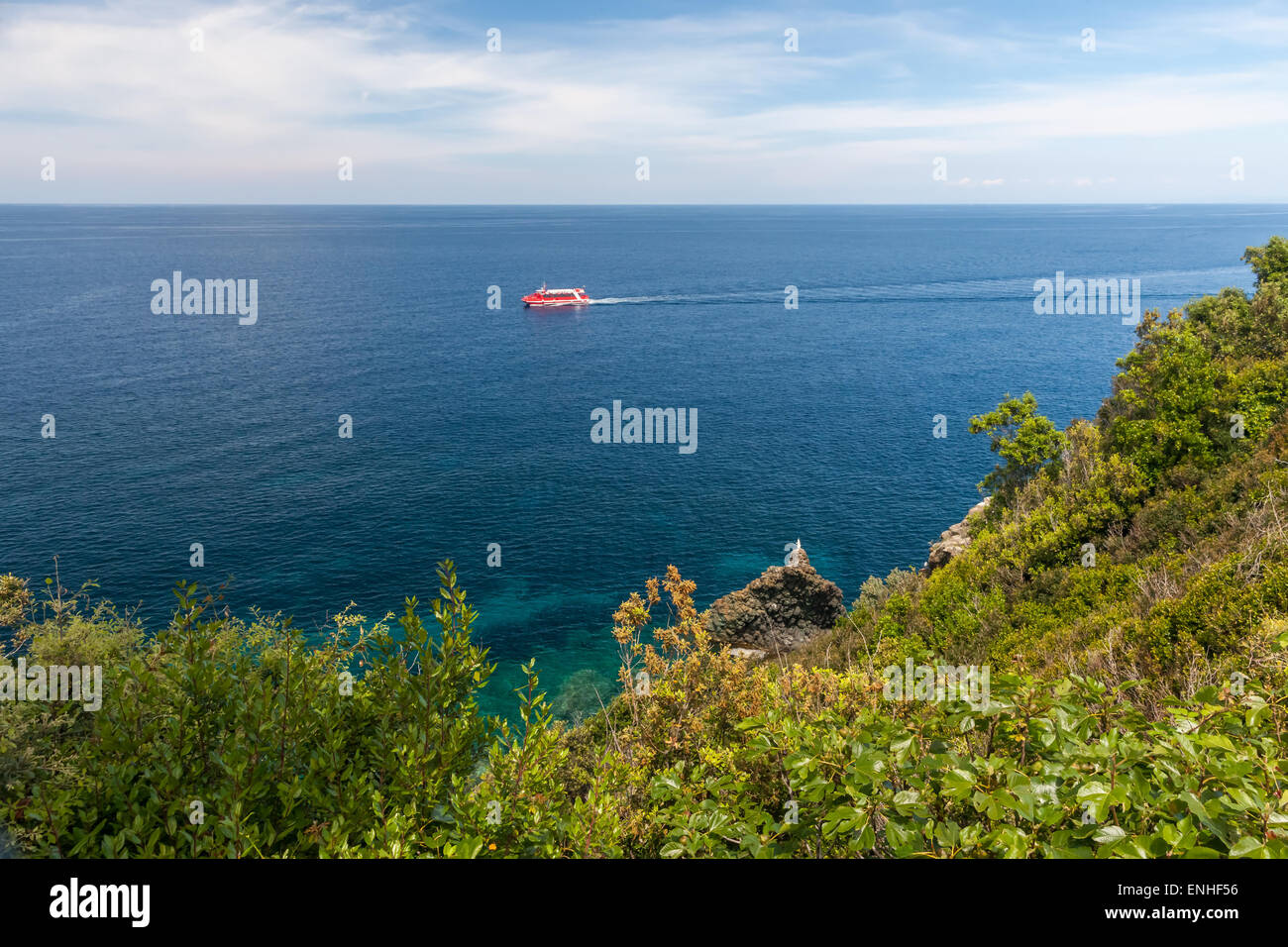 Island of Elba, sea and rocks Stock Photo - Alamy