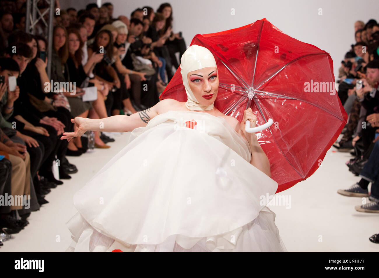Fashion designer Ziad Ghanem's dramatic catwalk show with Spring/Summer ...