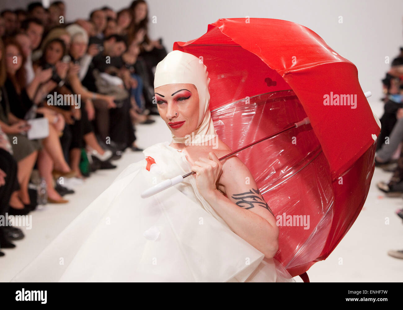 Fashion designer Ziad Ghanem's dramatic catwalk show with Spring/Summer ...