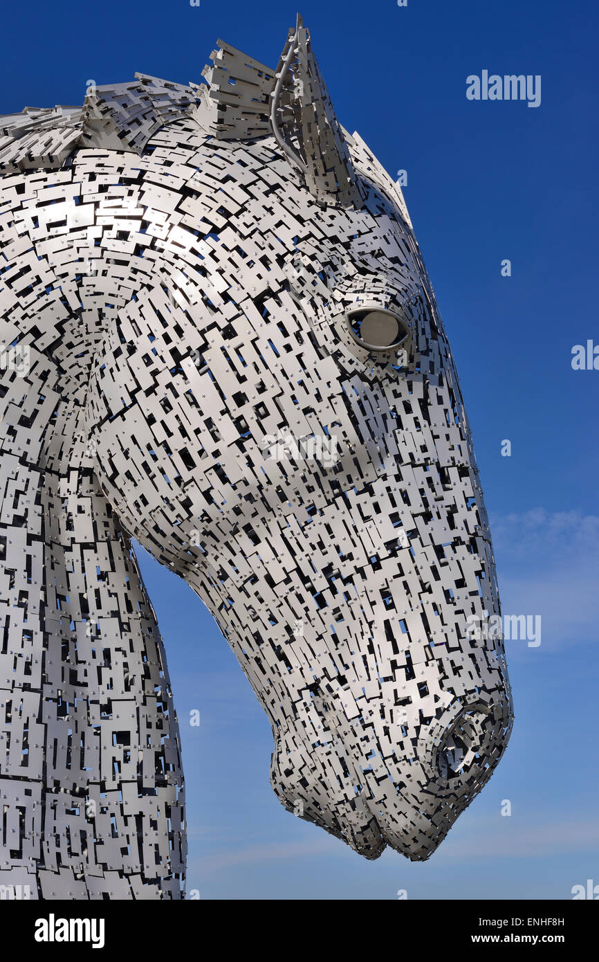The Kelpies sculptures in Helix Park, Falkirk, Scotland Stock Photo - Alamy