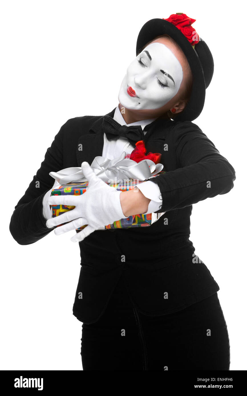 Mime smile hi-res stock photography and images - Alamy