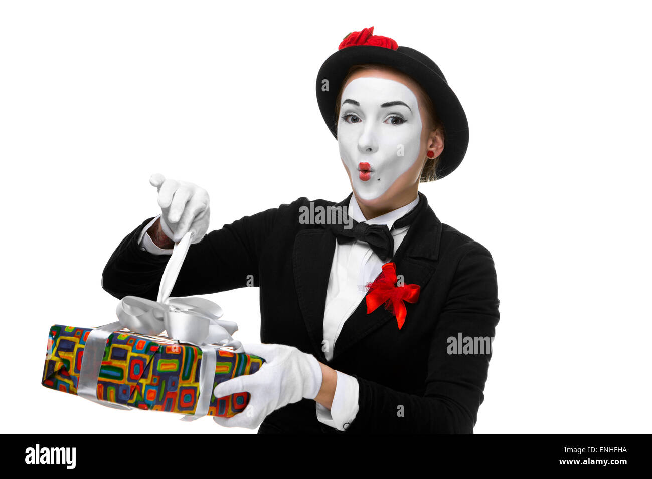Mime smile hi-res stock photography and images - Alamy