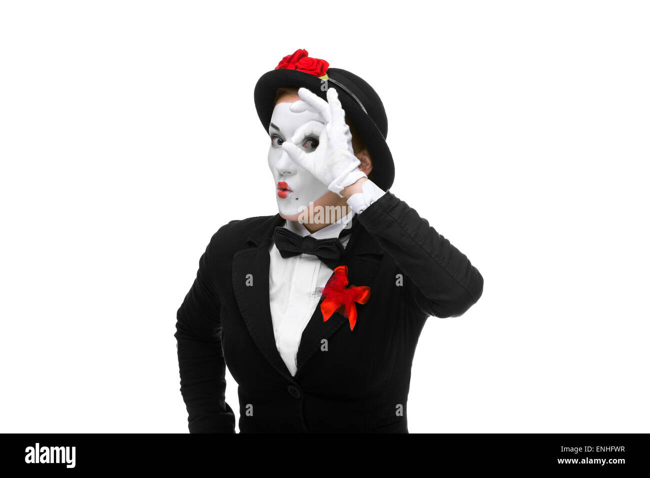 Hand mime hi-res stock photography and images - Alamy