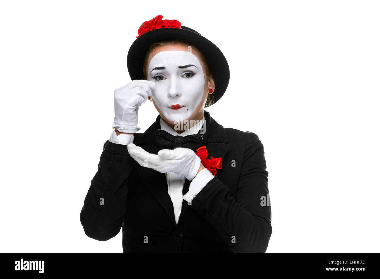 Sad Mime Face