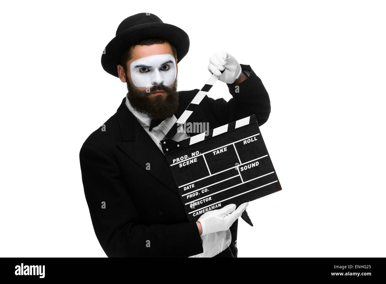 Man mime in black hi-res stock photography and images - Alamy