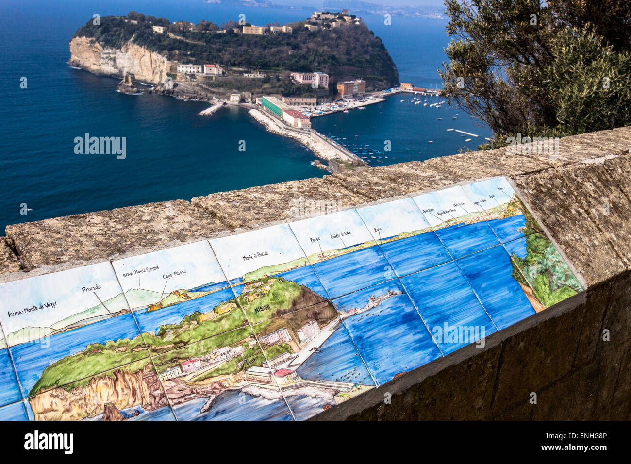 A view of Nisida from posillipo Stock Photo - Alamy