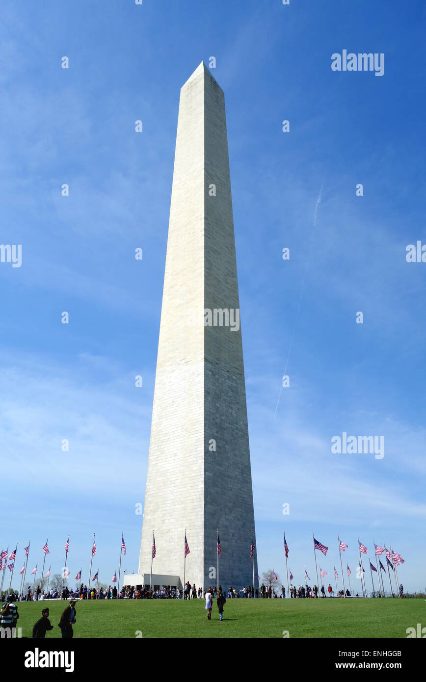 Washington Memorial obelisk in Washington DC Stock Photo - Alamy