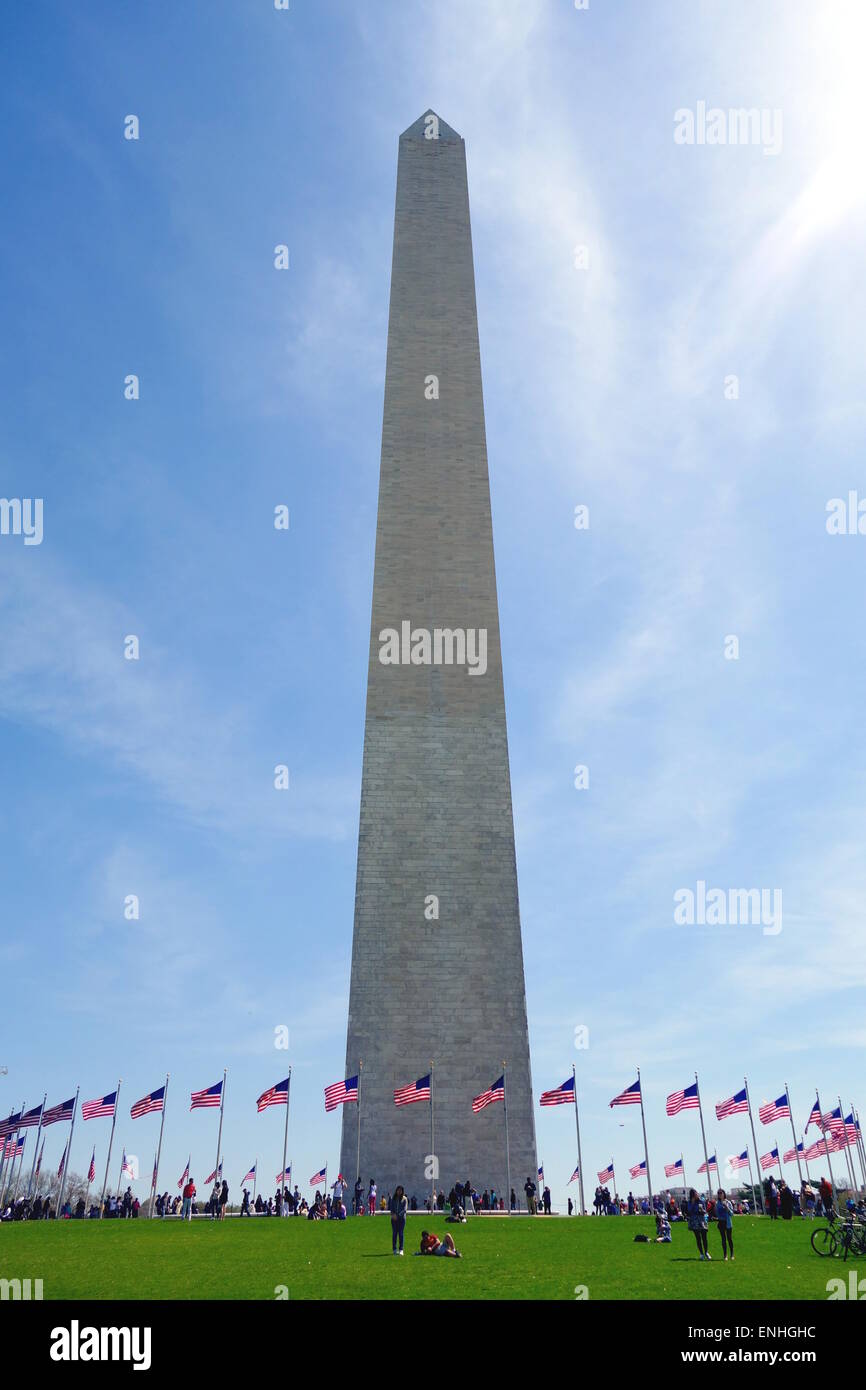 Washington Memorial obelisk in Washington DC Stock Photo - Alamy