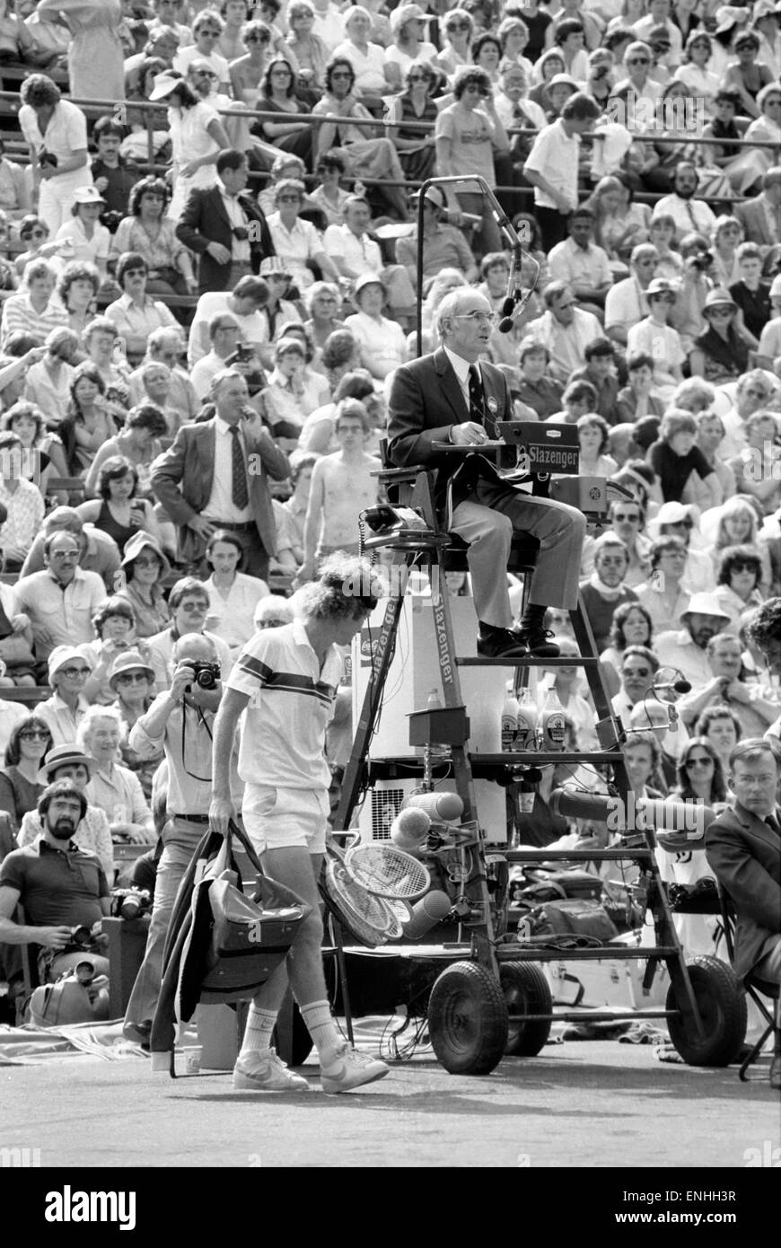 John mcenroe tom gullikson june 1981 hi-res stock photography and ...